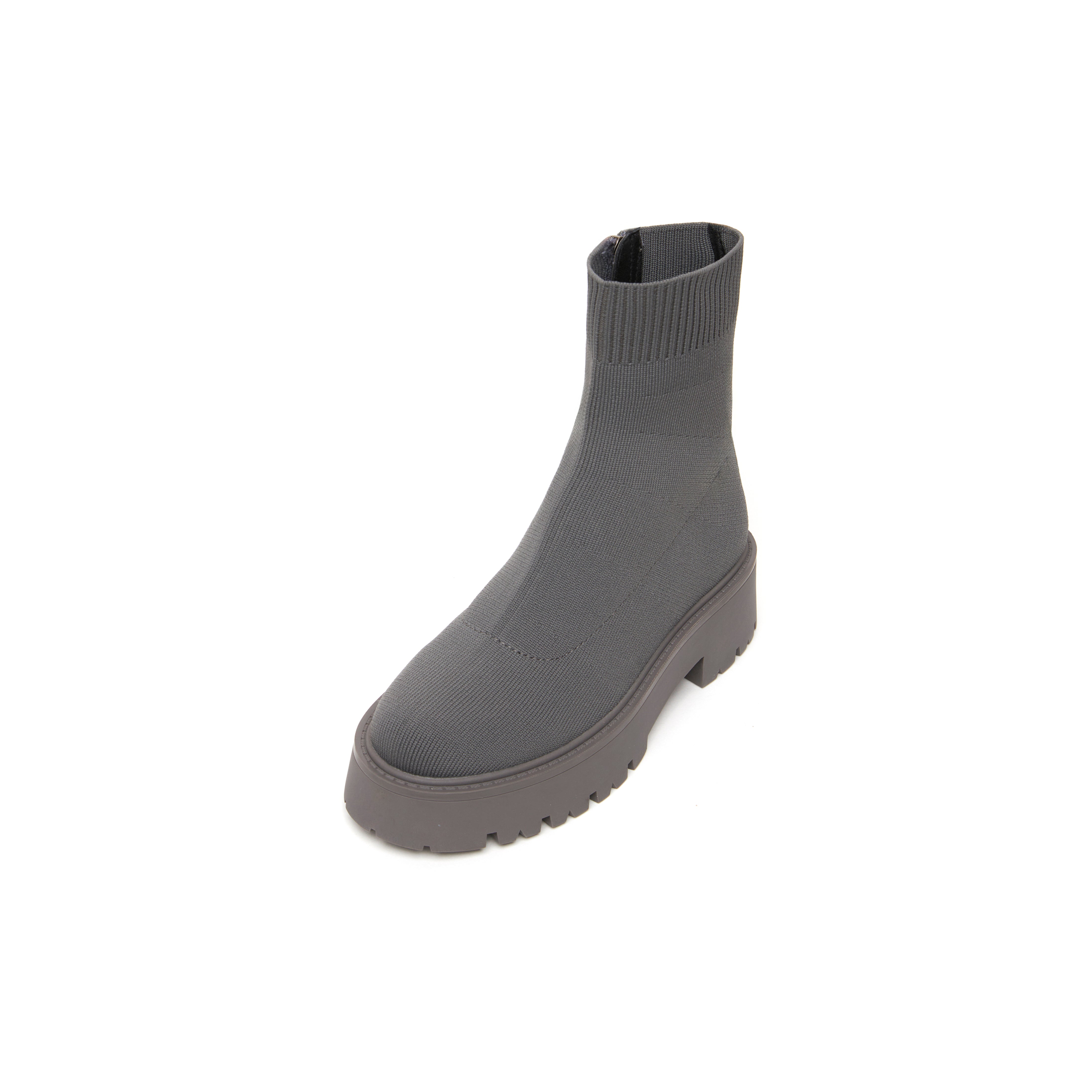 Blissful Knit Boots - Grey ( Grey ) – The Korner