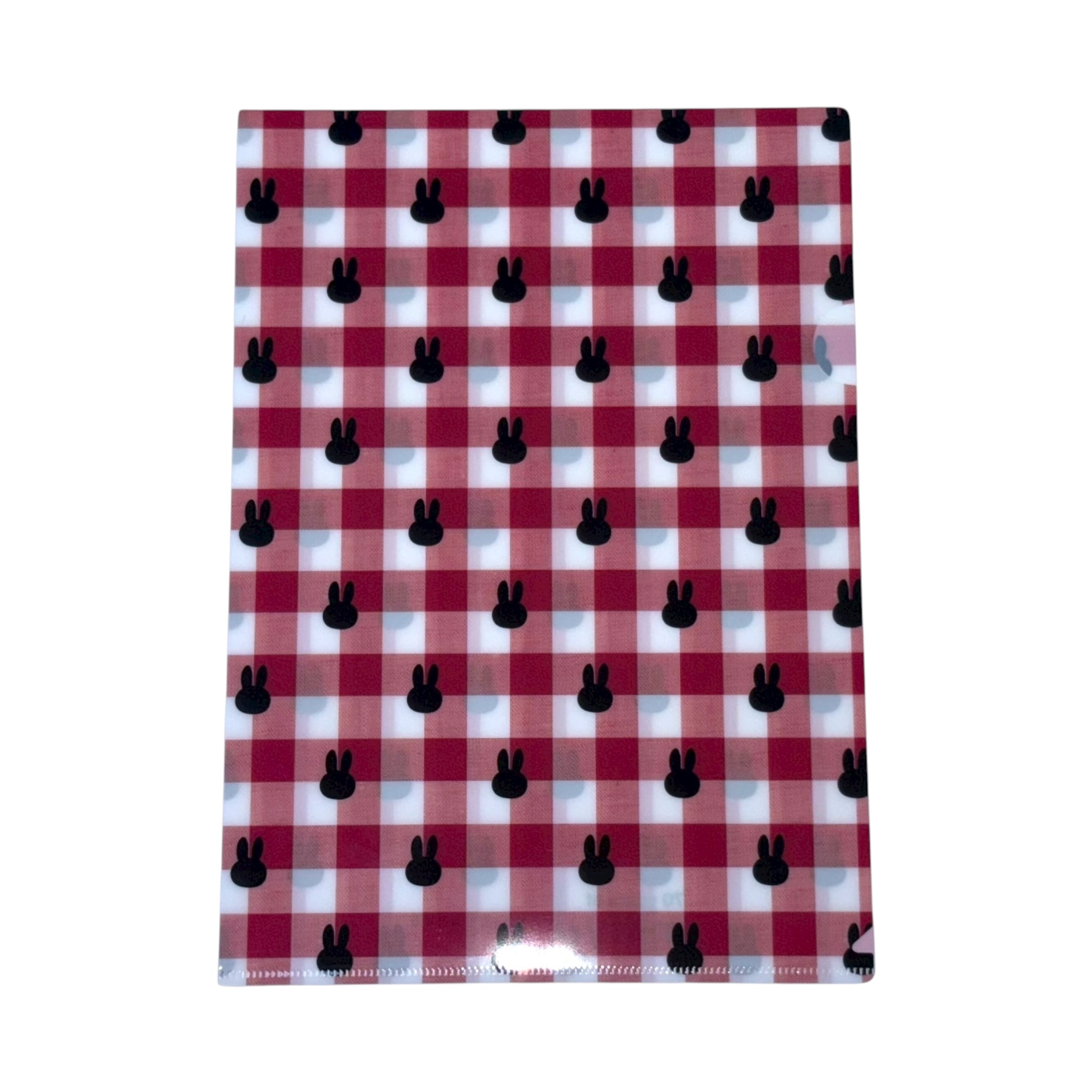 Miffy A4 Folder - Checker (White+Red) – The Korner